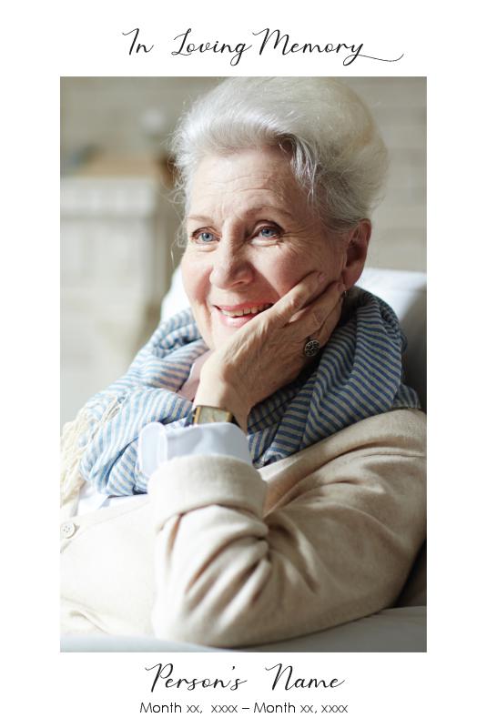 Browse Design - White Border With Dates - Photo Enlargements - Custom ...